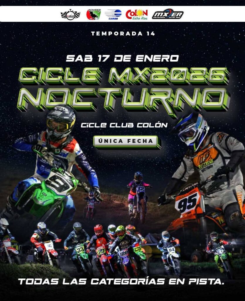 Cicle MX 2026 Nocturno - Colón Turismo
